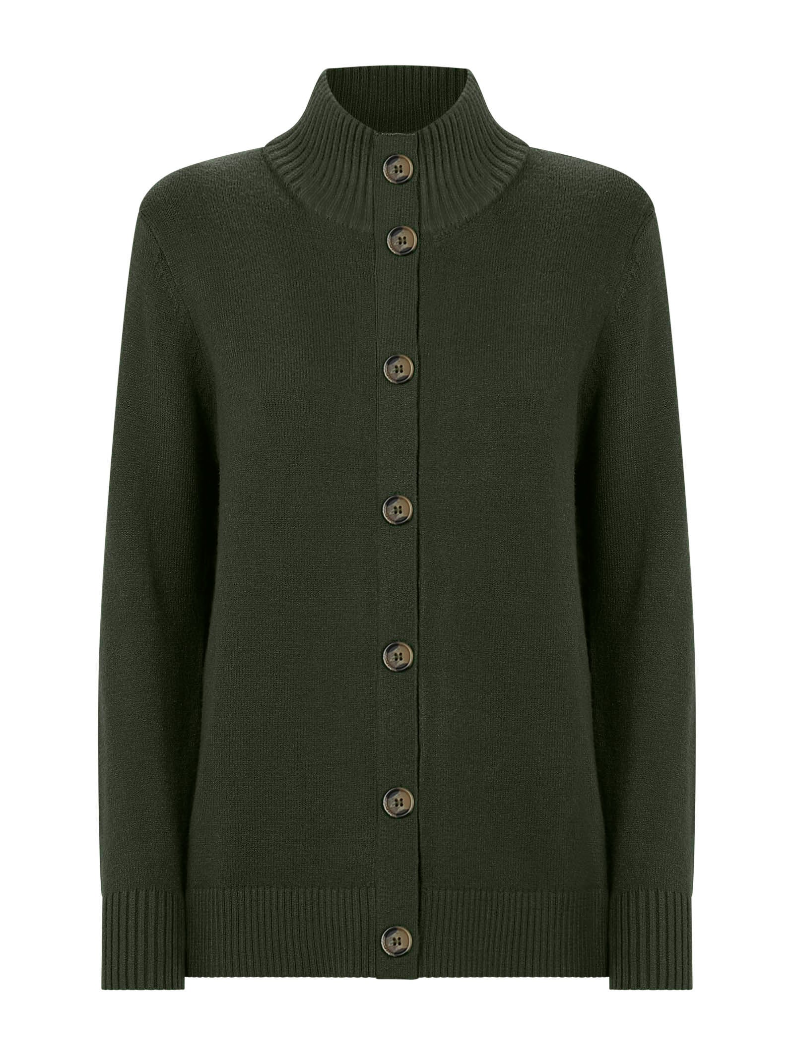 Bomber con bottoni in filato Super Soft - Kombu Green – Ragno Bomber con bottoni in filato Super Soft - Kombu Green – Ragno