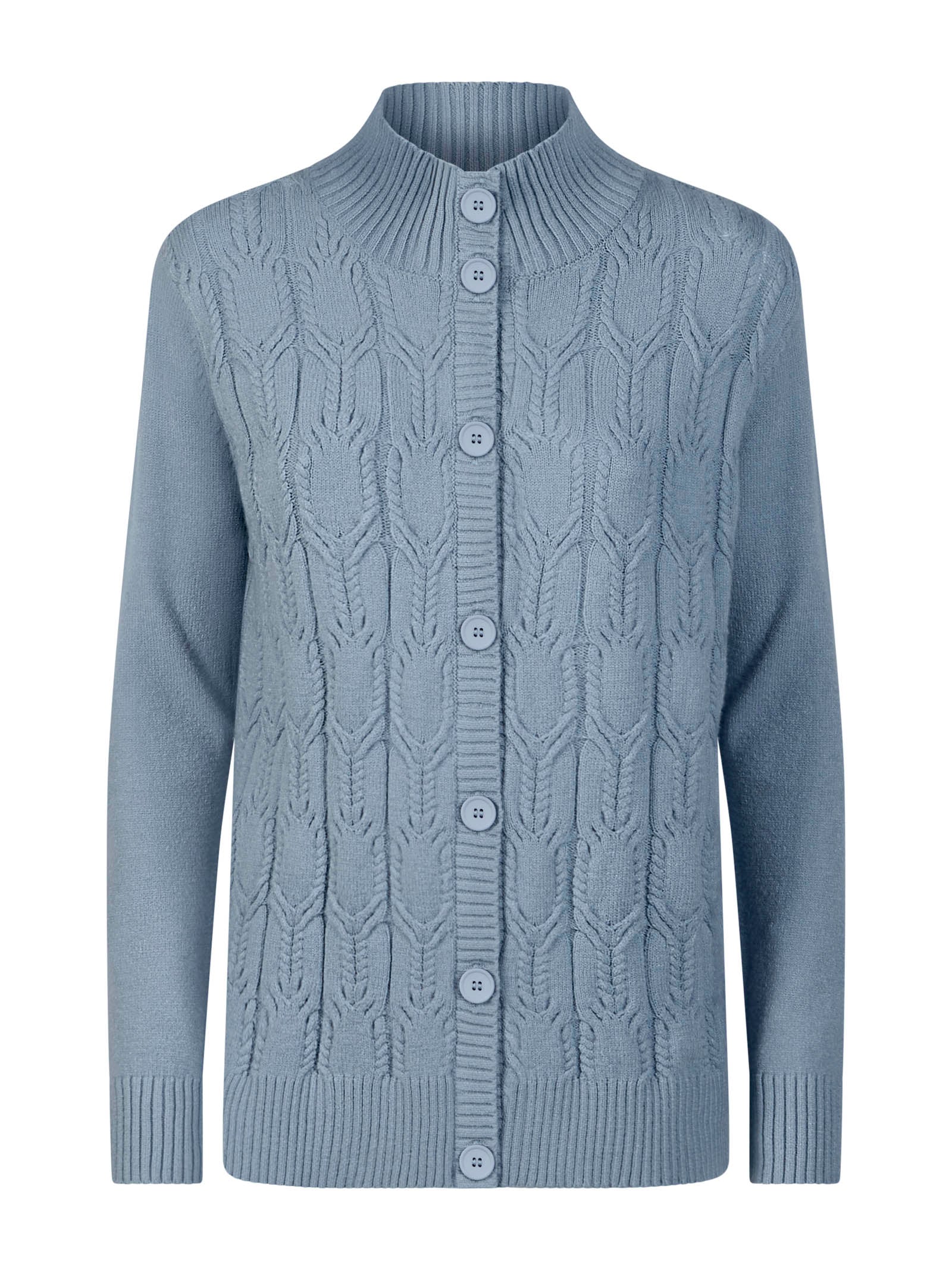 Cardigan con bottoni in filato Super Soft - Ashley Blue – Ragno Cardigan con bottoni in filato Super Soft - Ashley Blue – Ragno
