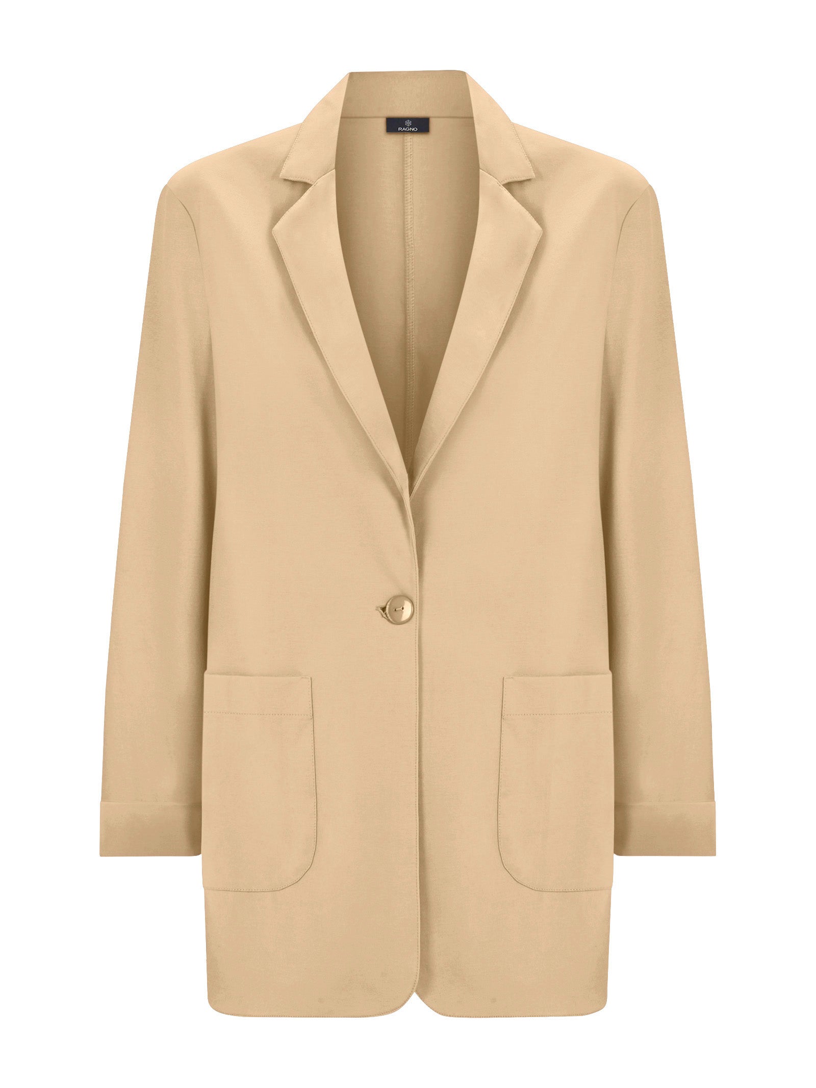 Blazer destrutturato in Compact Light - Irish Cream – Ragno