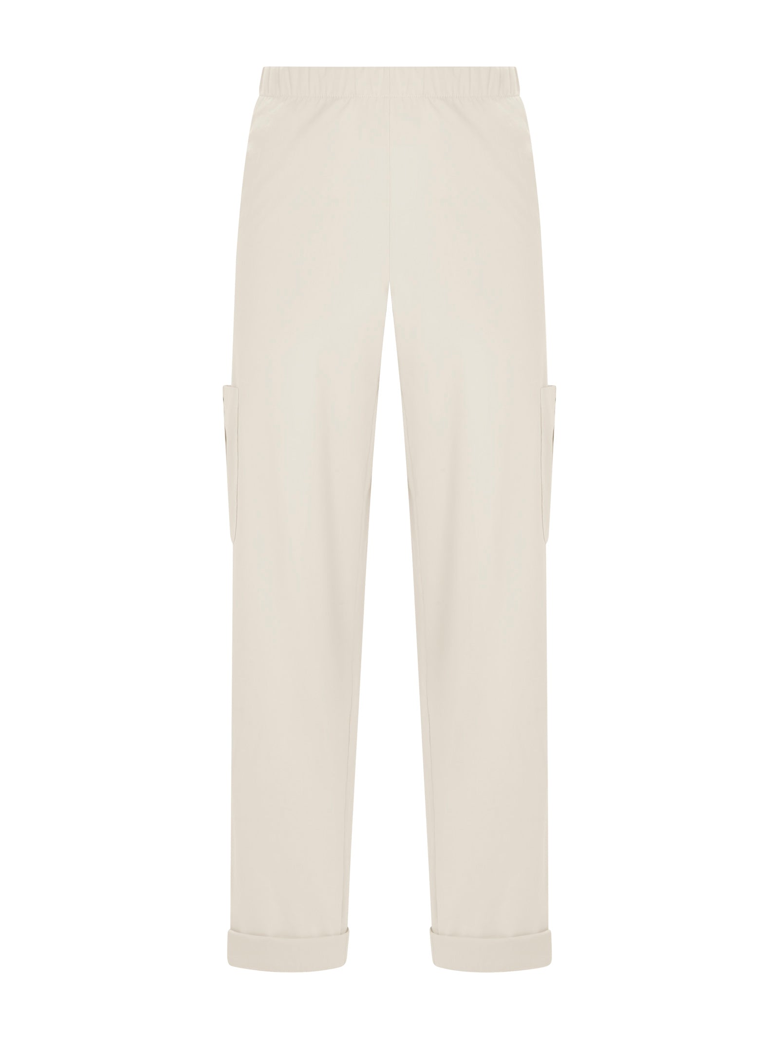 Wide cargo pants in Super Fresh fabric - Champignon – Ragno