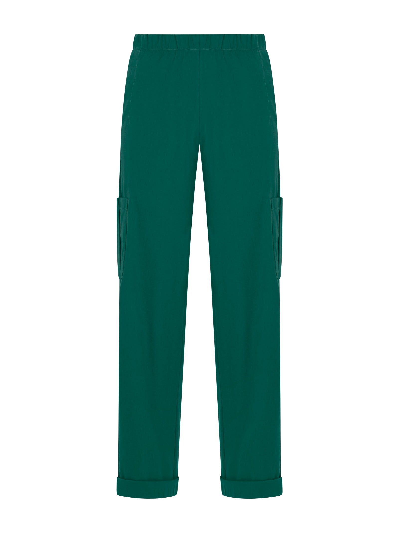 Wide cargo pants in Super Fresh fabric - Aventurine – Ragno